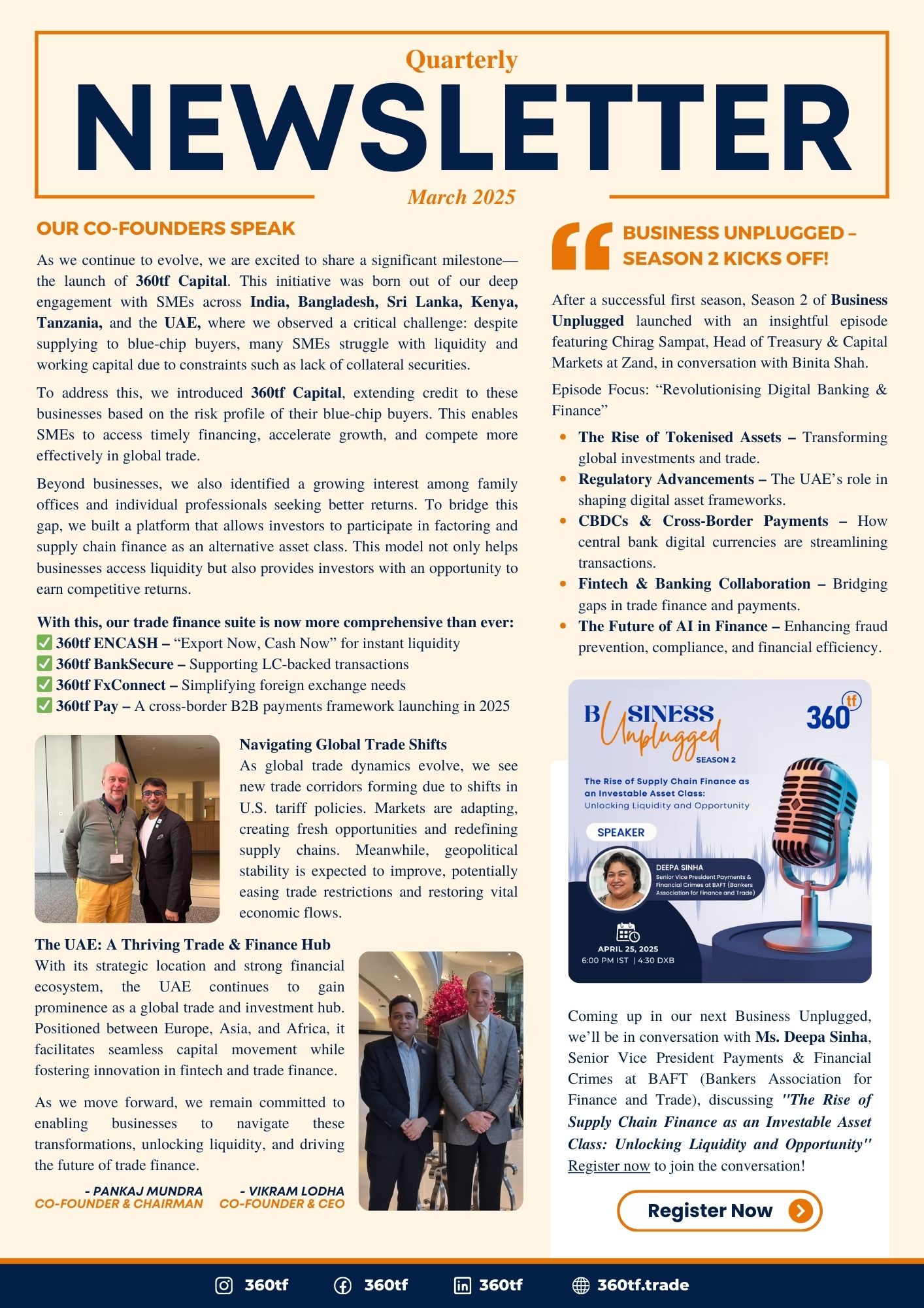 Newsletters - 360tf